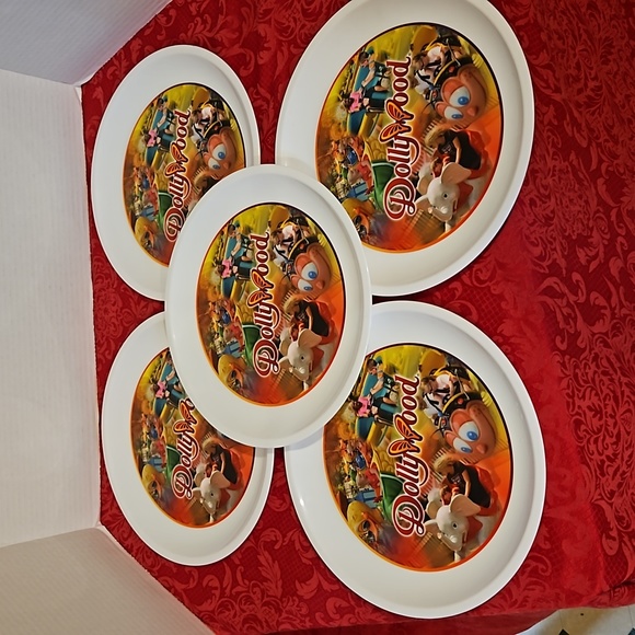 Whirley | Other | Dollywood Plastic Collector Plates Set Of 5 | Poshmark